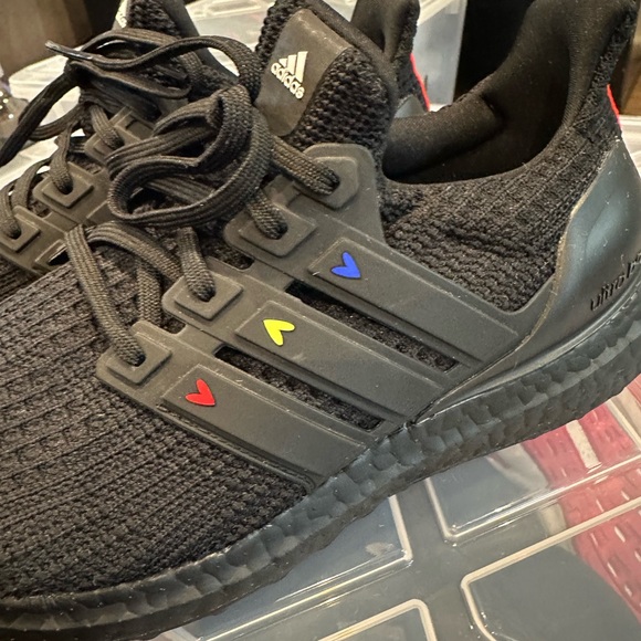 adidas | Shoes | Adidas Ultraboost 4 Dna Black Heart With Red Yellow ...